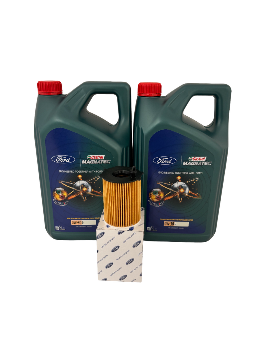 Genuine Ford Transit Connect 1.5 TDCi Service Kit Castrol Oil and Oil ...