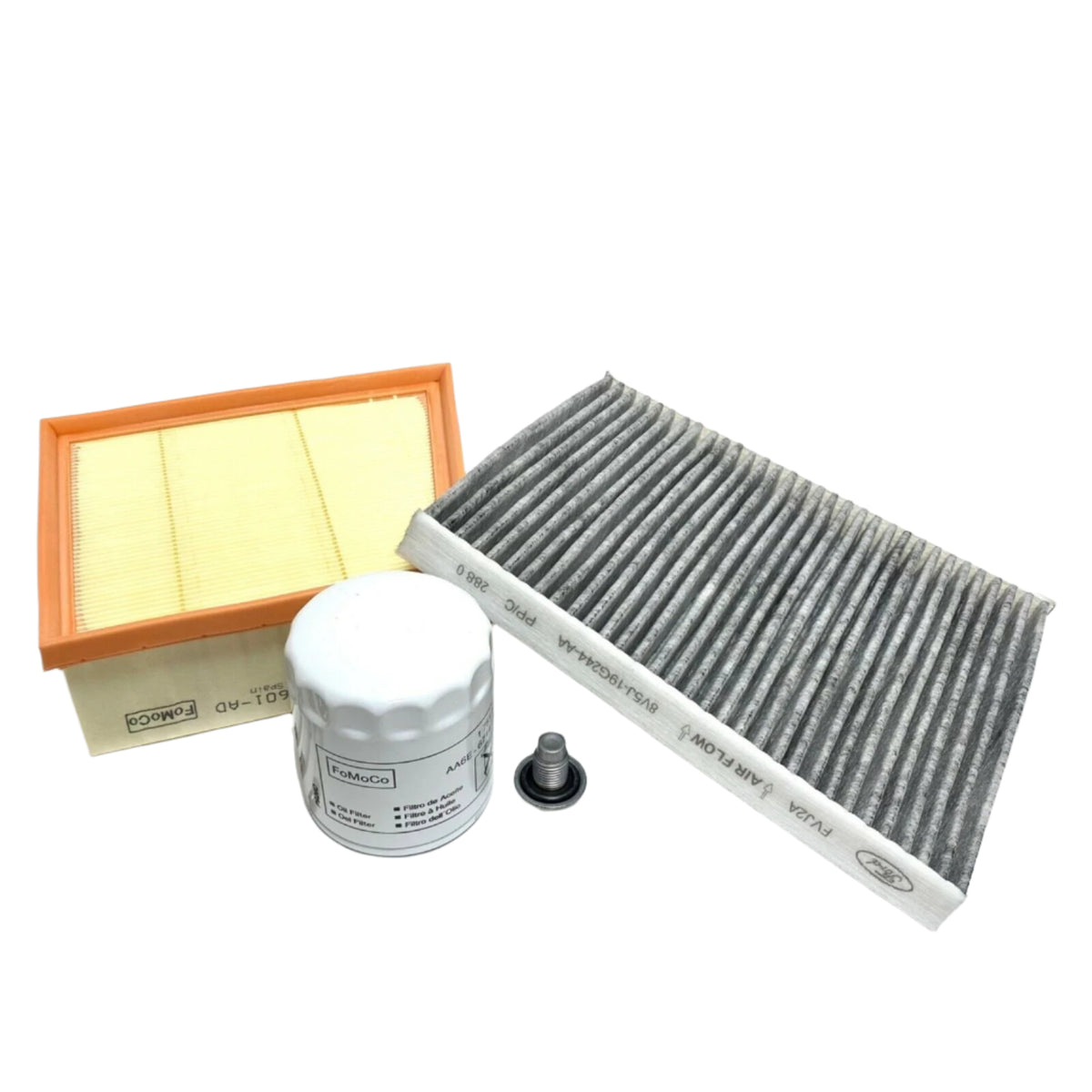 Genuine Ford Fiesta Mk8 1.0 Service Kit Oil Air Cabin Filter New ...