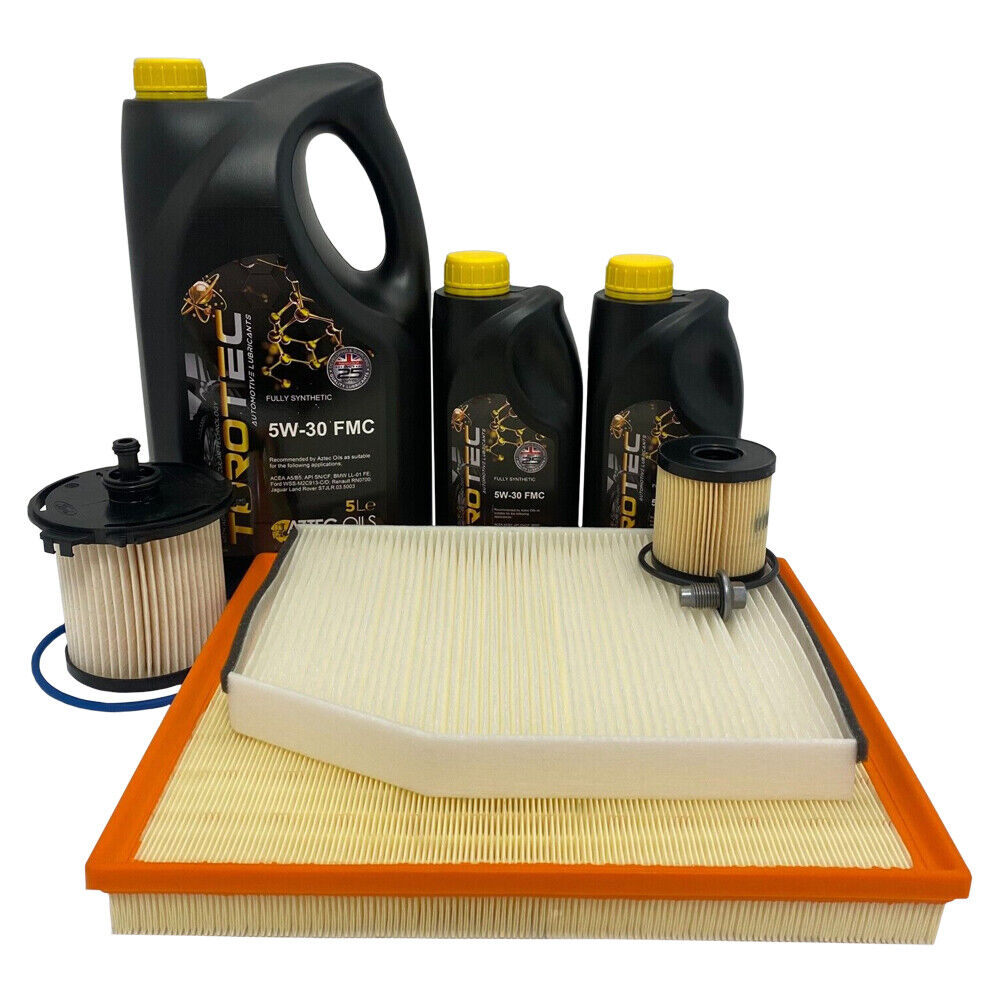 Genuine Ford Transit 2.2 TDCI Full Service Kit Inc OEM 5W30 Engine Oil ...