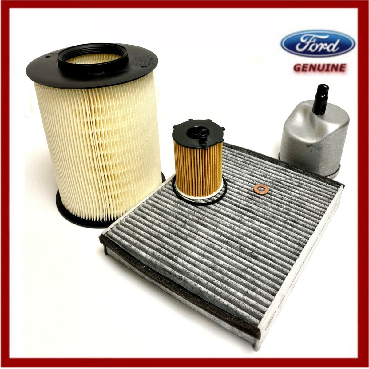 Genuine Ford Focus Mk3 1.6 TDCi Service Kit Oil Air Cabin Diesel Filte ...