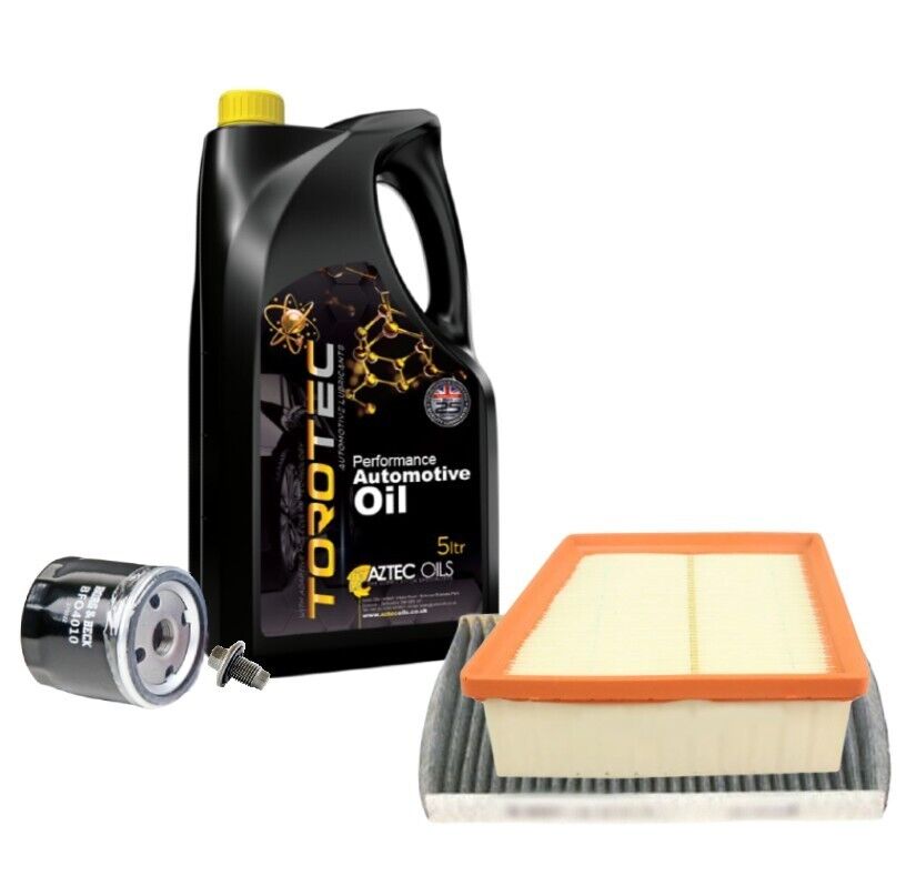 Ford Fiesta Service Kit Oil Air Cabin Filter & 5W30 Engine Oil ...
