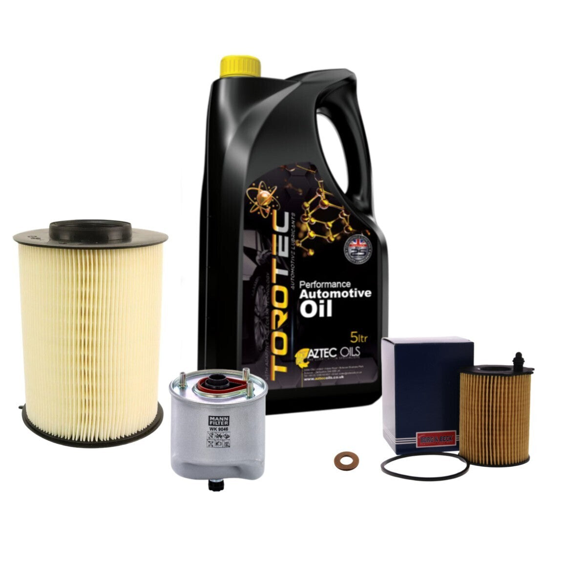 Ford Focus Mk3 1.6 TDCi Service Kit Oil Air Cabin Diesel Filter & Azte ...