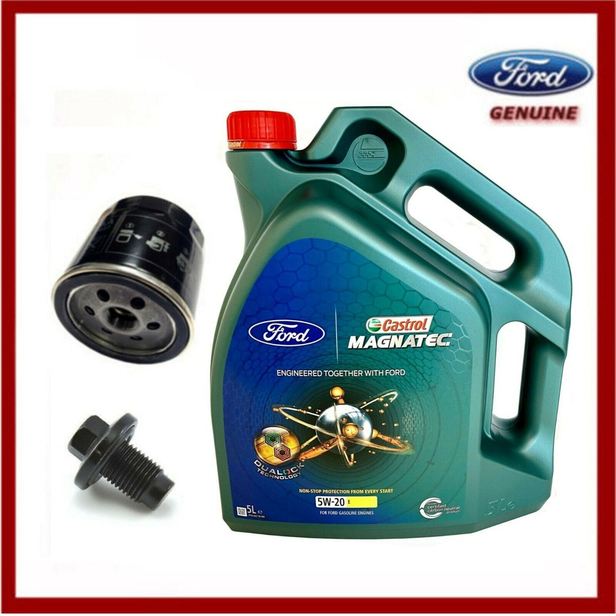 Genuine Ford Fiesta ST180 & ST200 1.6 Petrol Oil, Filter & Sump Plug S ...