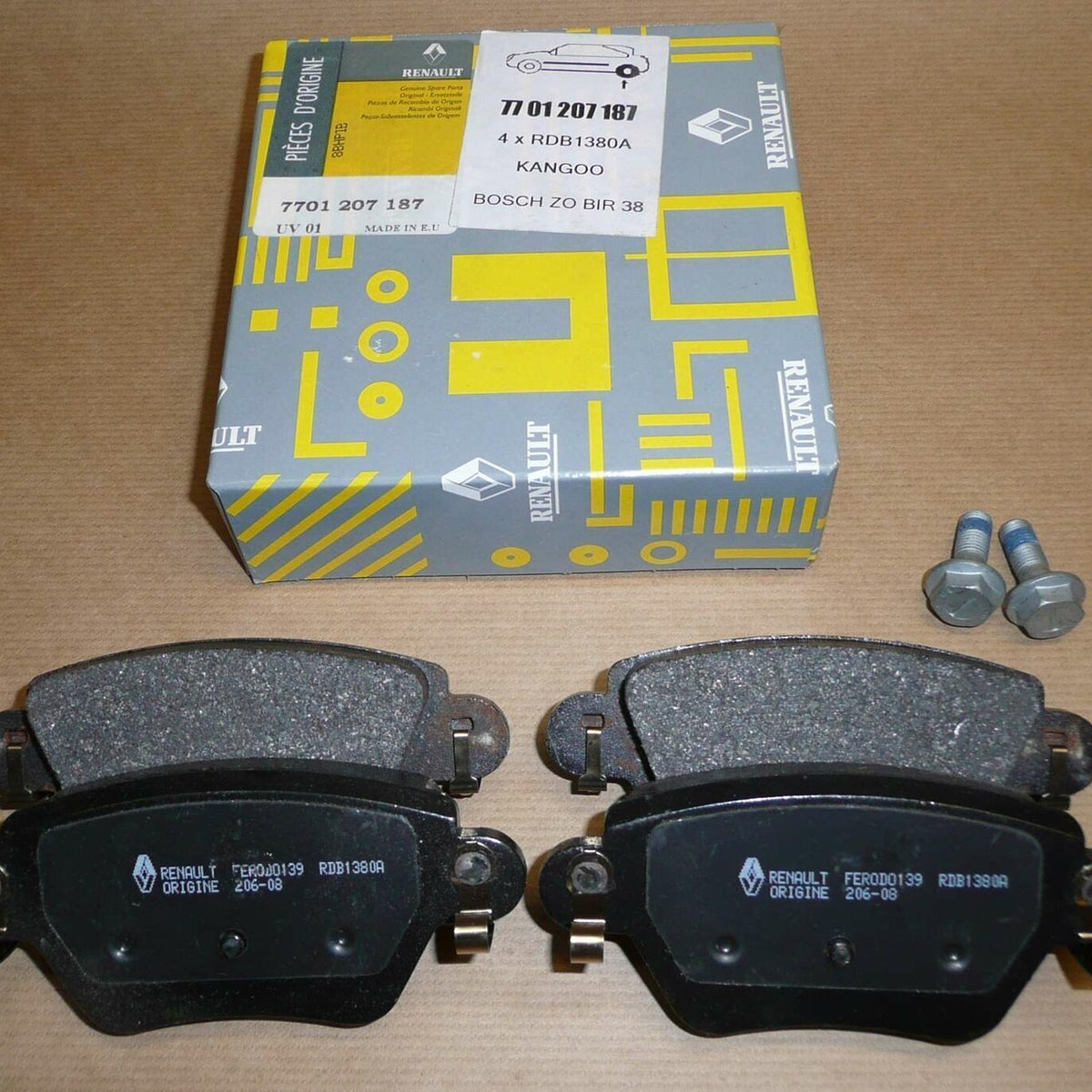 Genuine Renault Kangoo MK1 Rear Brake Pads – Vospers Parts