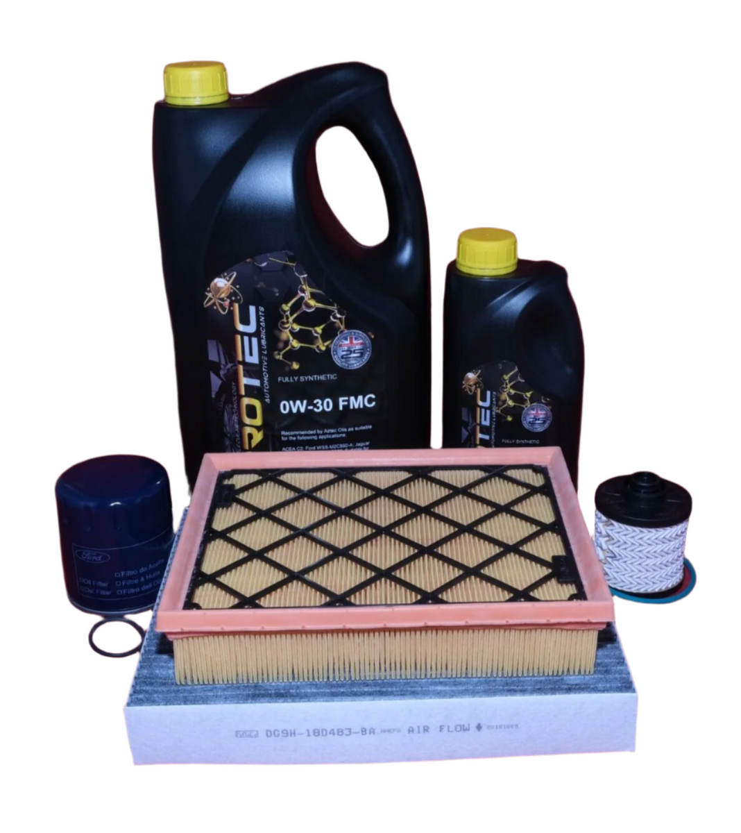 Genuine Ford Edge 2.0 TDCI Full Service Kit inc 0W30 OEM Engine Oil 23 ...