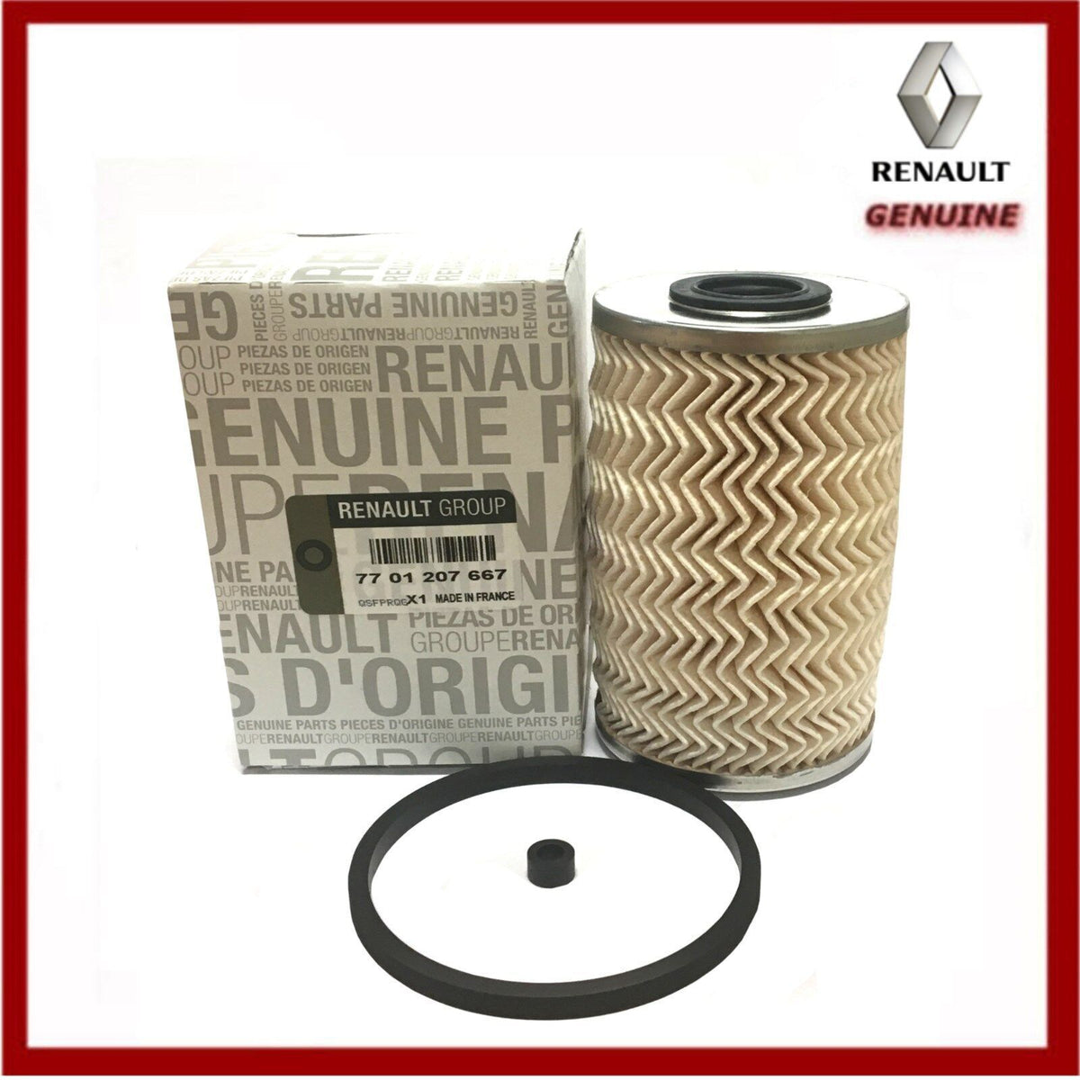 Genuine Renault Trafic & Master DCI Diesel Fuel Filter New! 7701207667 ...