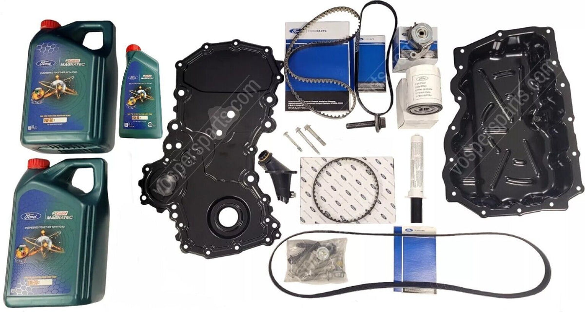 Genuine Ford Transit 2L RWD Full Wet Belt Kit Includes 11L Castrol Eng ...