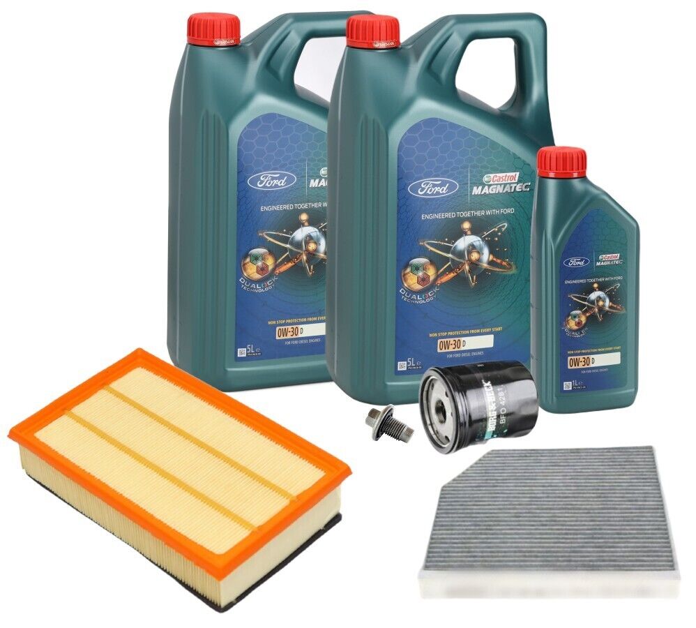 Ford Transit Custom MK8 2L ECOBLUE RWD Service Kit inc Genuine Castrol ...