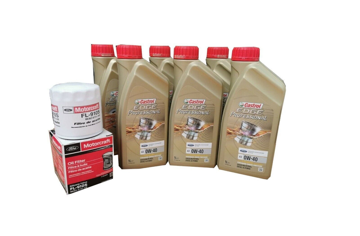 Genuine Ford Focus MK3 2.3 RS Engine Oil & Filter Castrol Edge Profess ...