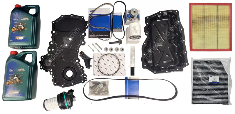 Genuine Ford Transit Custom 2L FWD Full Wet Belt Kit Inc Air, Fuel & P ...